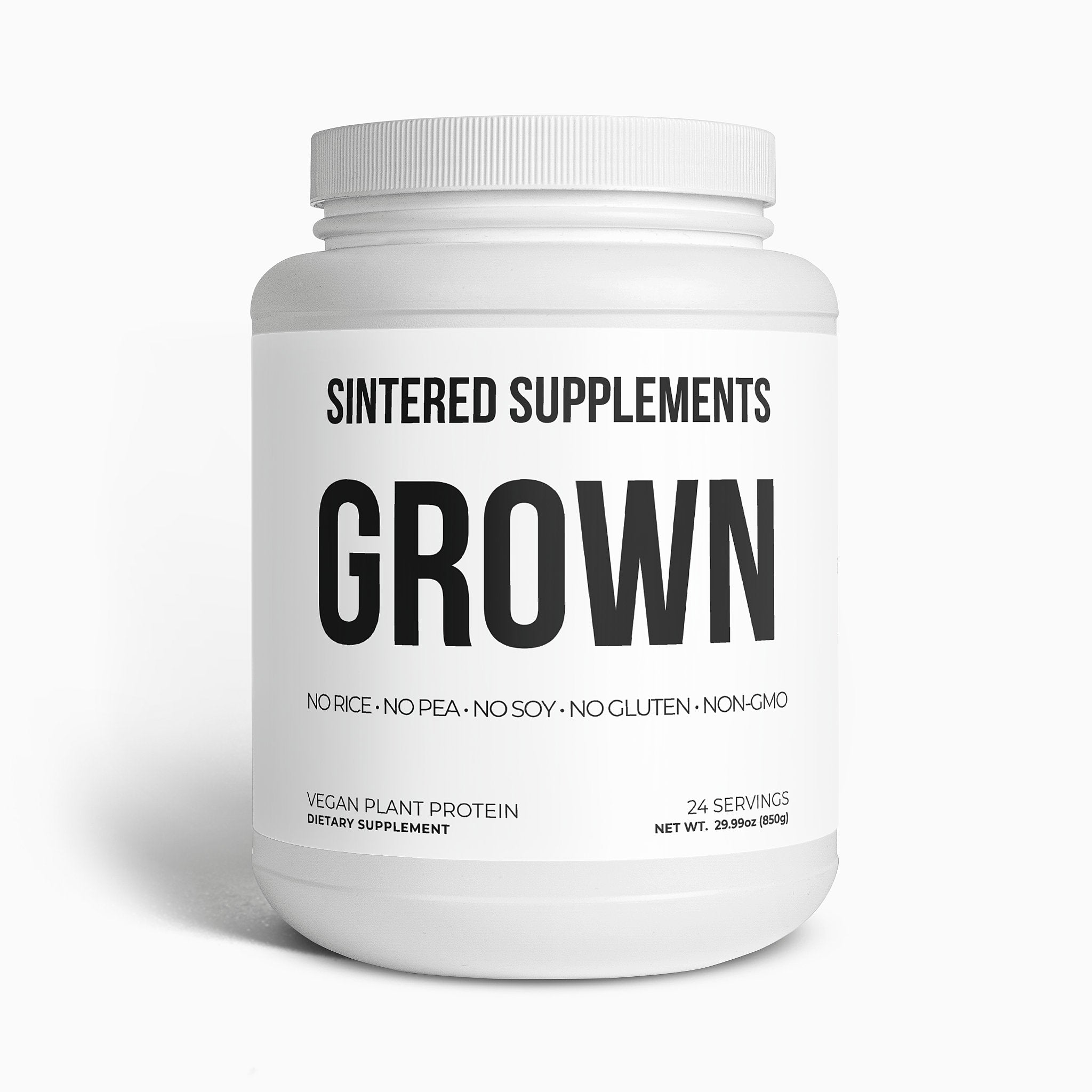 GROWN — Vegan Plant Protein – Sintered Supplements